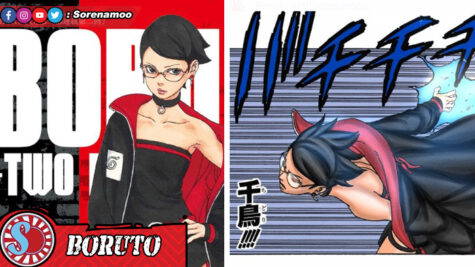 Spoiler Manga Boruto Two Blue Vortex Chapter 2: Sarada Uchiha VS Claw ...