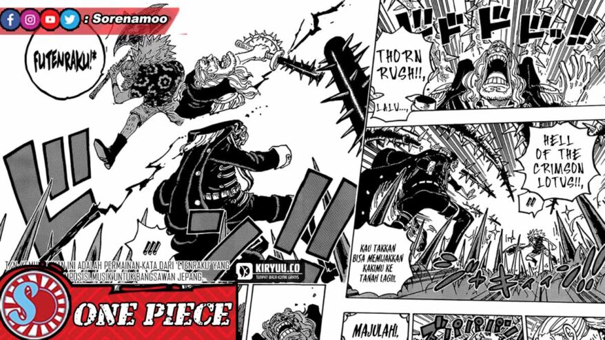 One Piece Chapter 1160: Haki Penakluk Keabadian, Shanks hingga Gaban ...