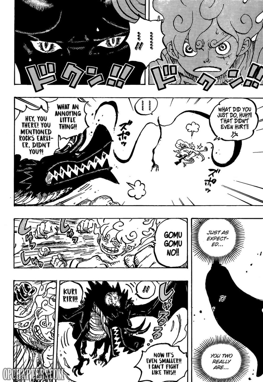 One Piece Chapter 1179: Ronde Kedua Pertempuran Sengit Luffy dan Loki ...